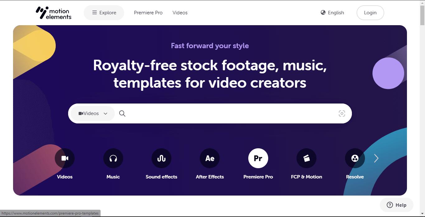 Tự làm intro với 5 website làm adobe premiere logo